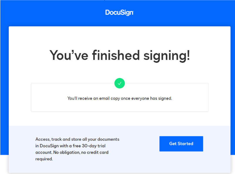 Docusign Information