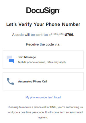 Docusign Information