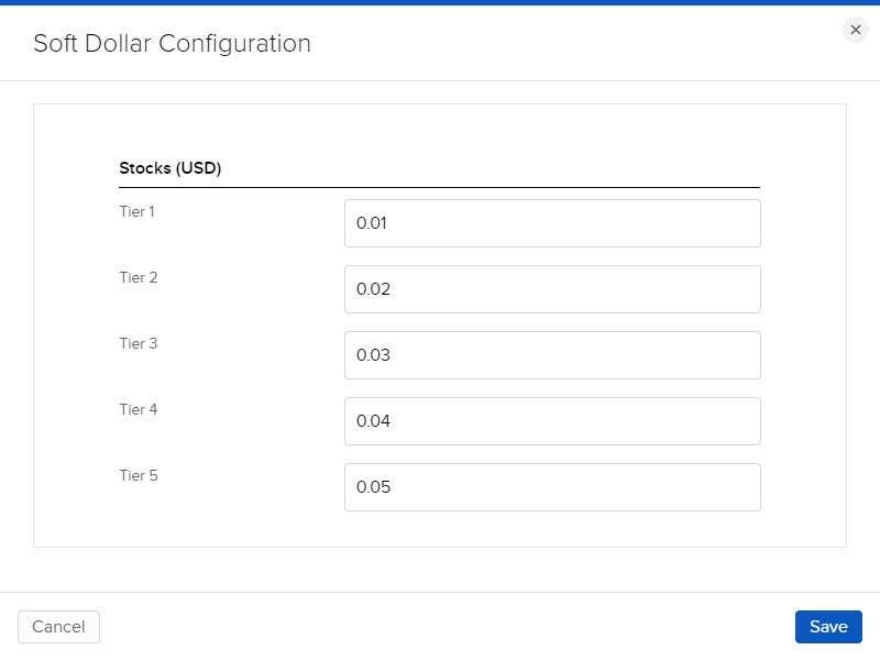 Soft Dollar Configuration