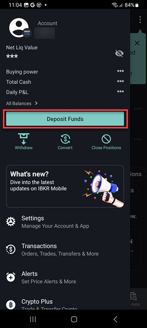 Deposit Funds