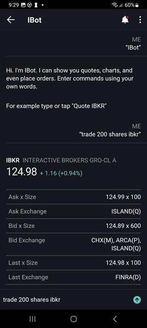 Trade with IBot