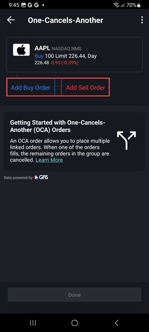 One Cancels Another