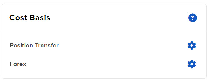 Position Transfer Basis