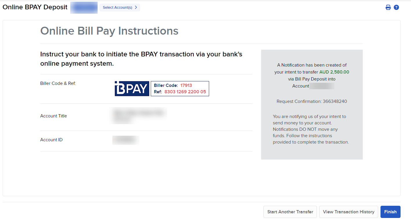 Online BPAY