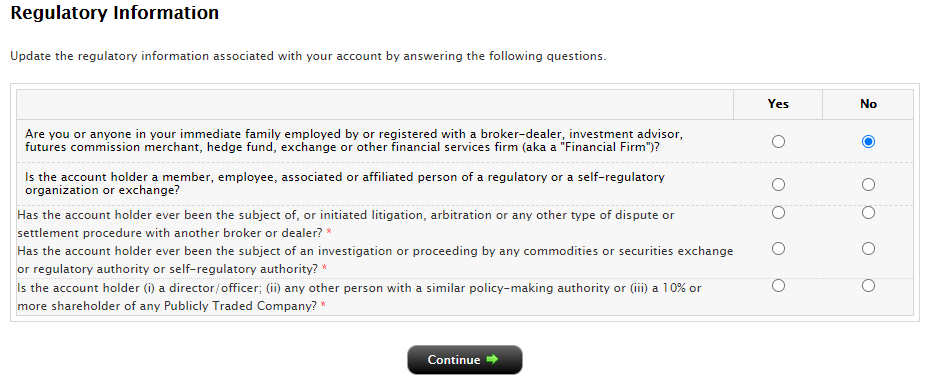 Regulatory Information