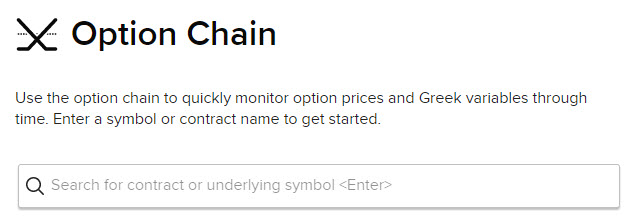 Option Chains