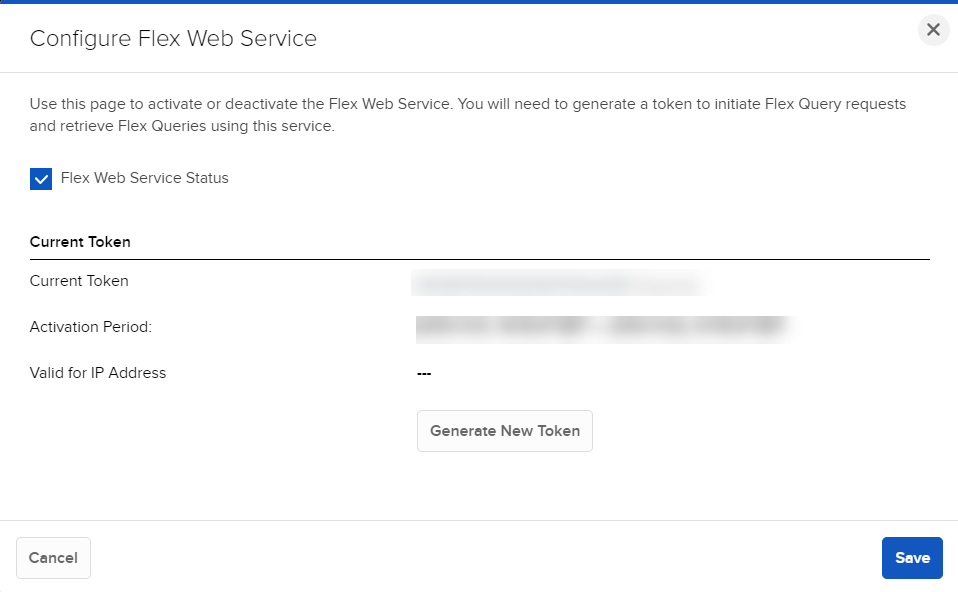 Using the Flex Web Service