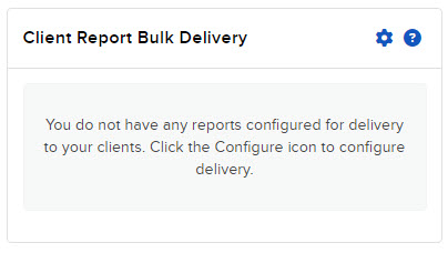 Client Report Bulk Delivery