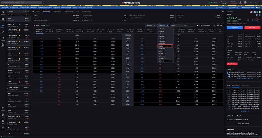 Version 0.12 Option Enhancements, Orders Page Enhancement, Alerts ...