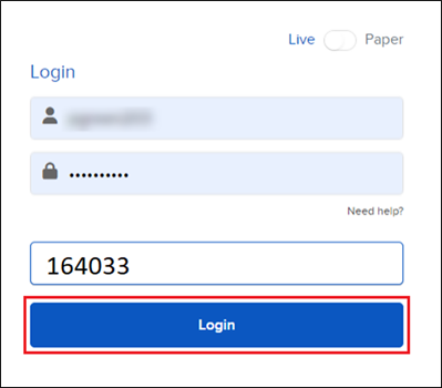 Using Mobile Authenticator App to Log In