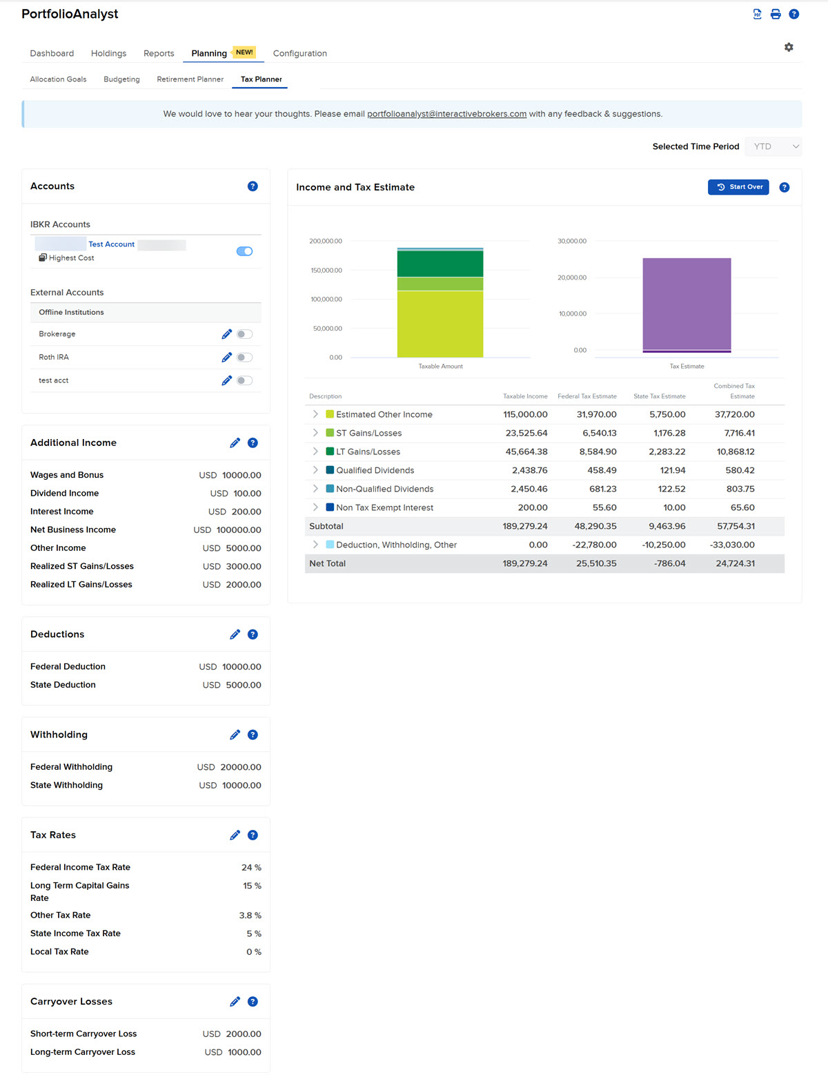 Tax Planner